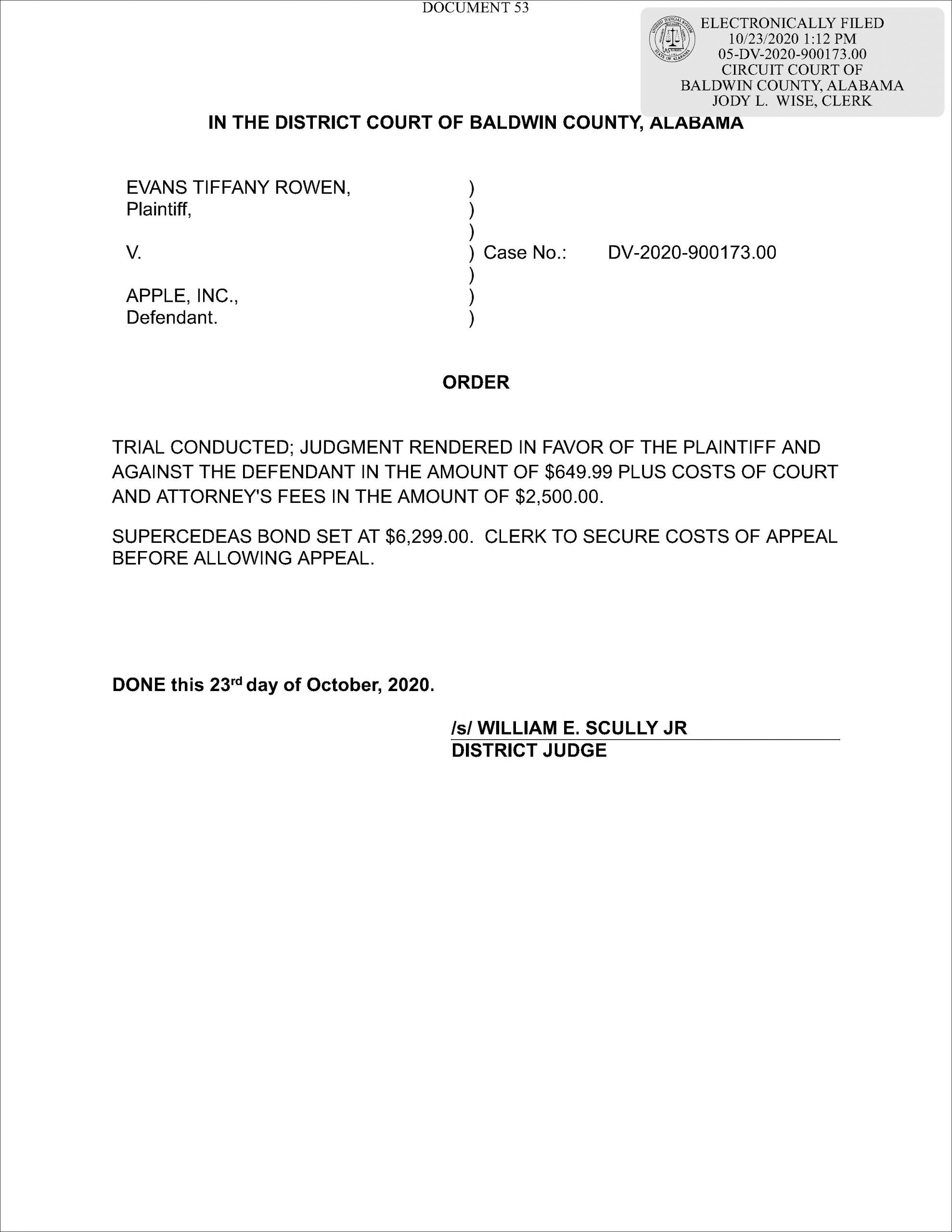 Alabama Woman Wins Warranty Lawsuit against Apple – Consumer Rights ...